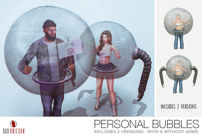 Second Life Marketplace - Personal Bubbles - (Social Distancing Devices)